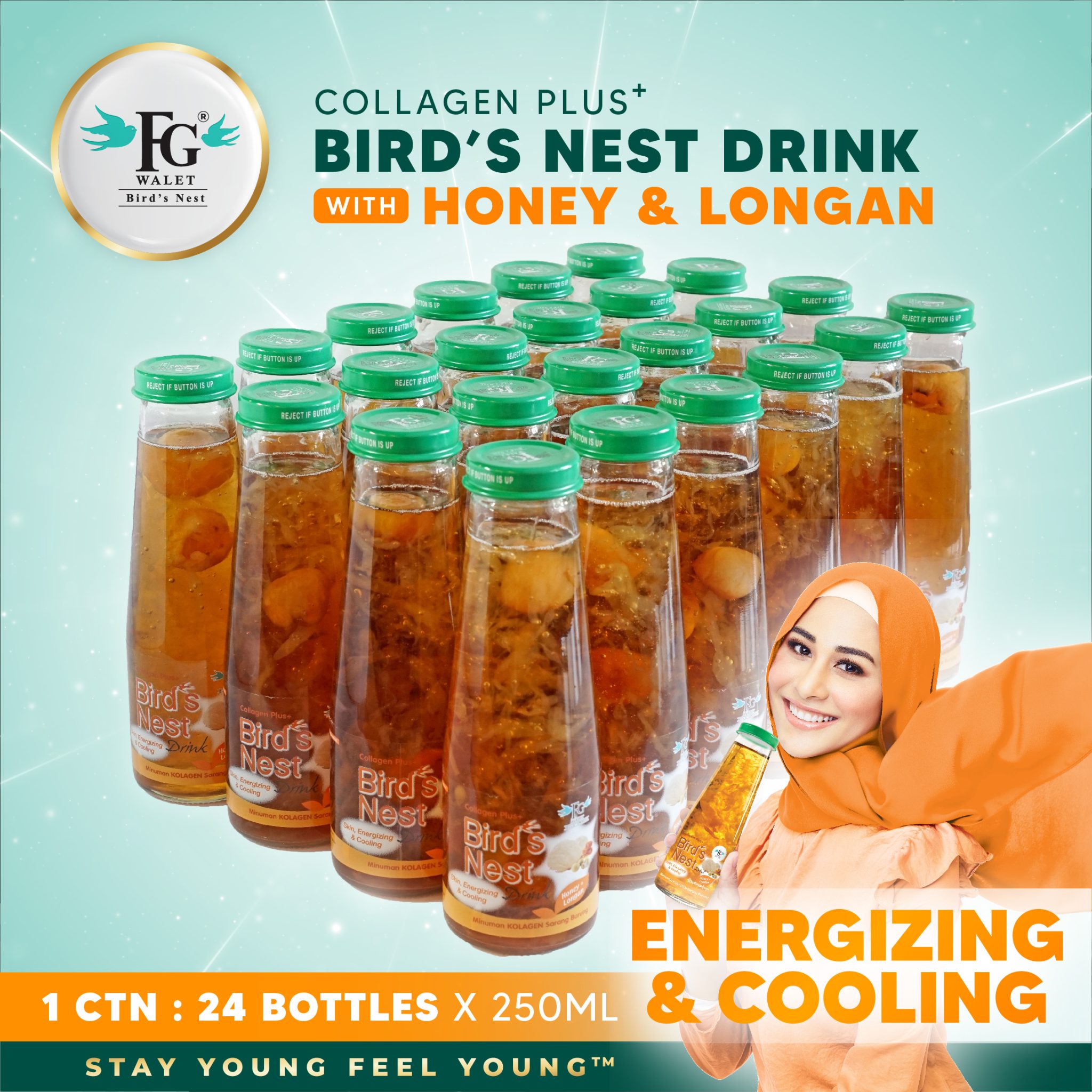 FG Walet® Collagen Plus Bird’s Nest Drink with Honey & Longan – Bird's Nest